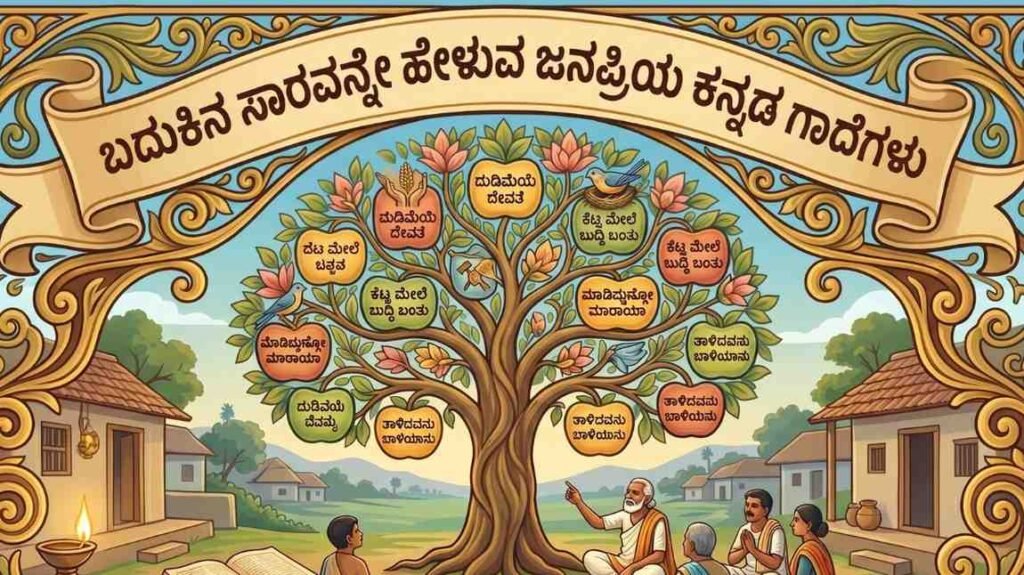 ಬದುಕಿನ ಸಾರವನ್ನೇ ಹೇಳುವ ಜನಪ್ರಿಯ ಕನ್ನಡ ಗಾದೆಗಳು : Famous Kannada Proverbs ...